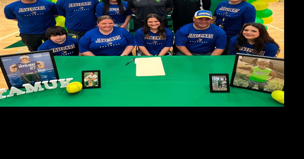 Gonzales signs with Javelina softball program | Sports ...