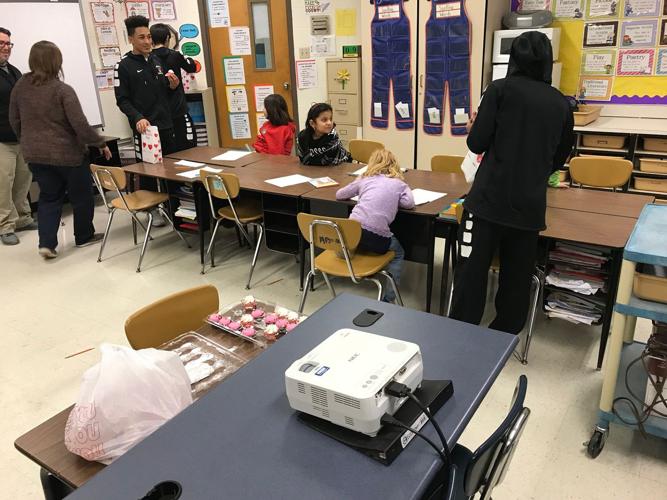 Brahma basketball team visits Harvey, Kleberg elementary schools | News ...