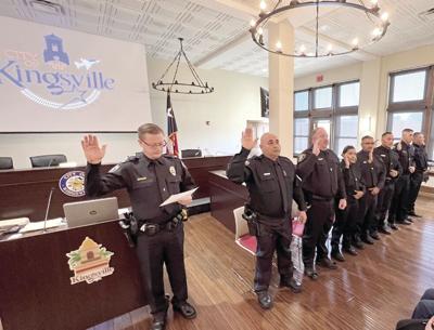 Kingsville Police swears in seven new officers | News ...