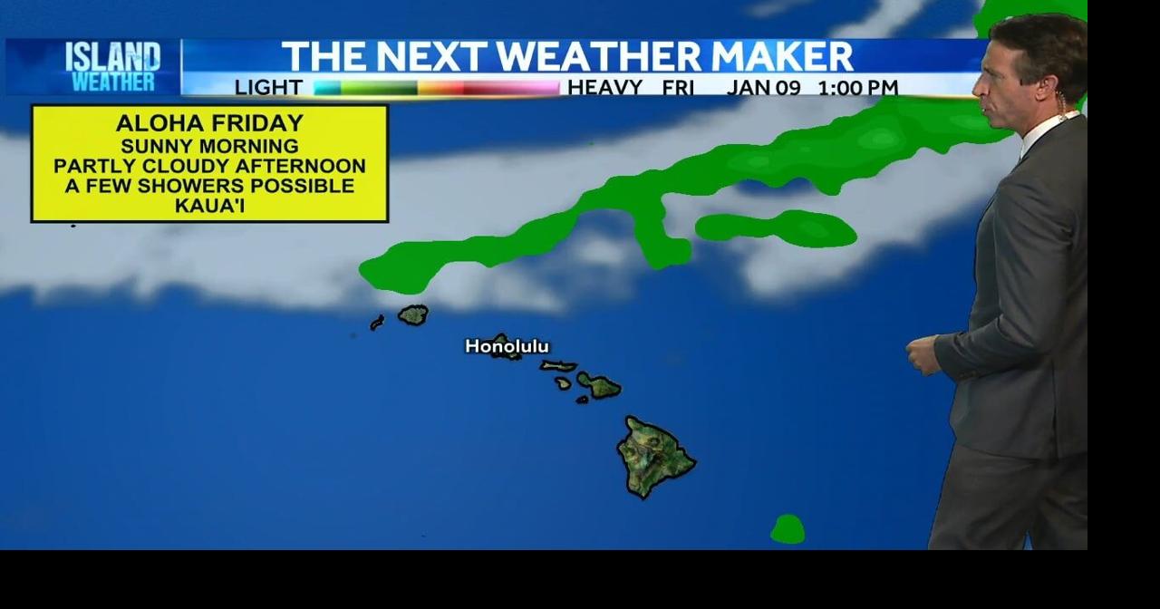 Aloha Friday Weather Forecast | Partly cloudy skies, few showers ...