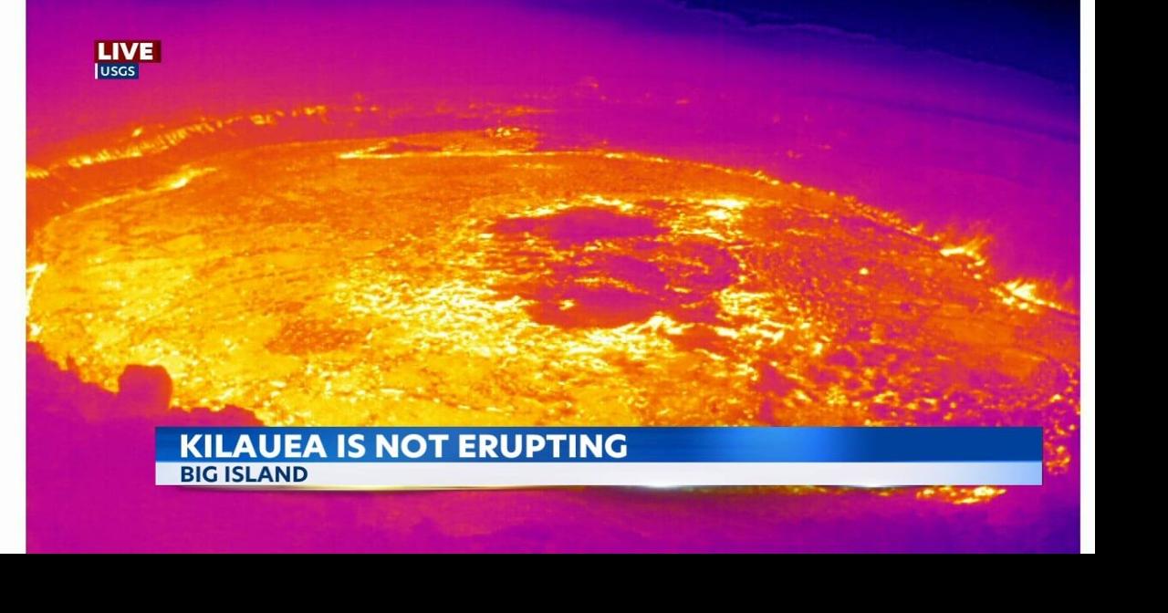 The Kilauea Volcano is not erupting but earthquake activity is still ...