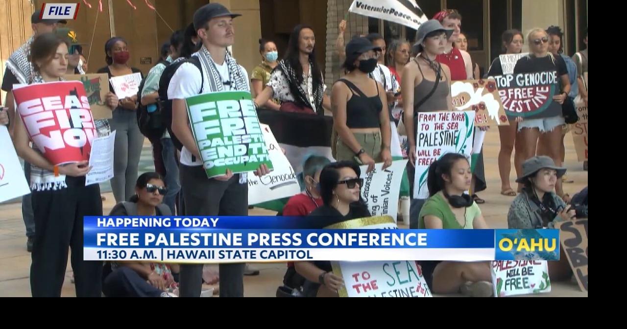 Local organizations gather in support of Palestine | Video | kitv.com