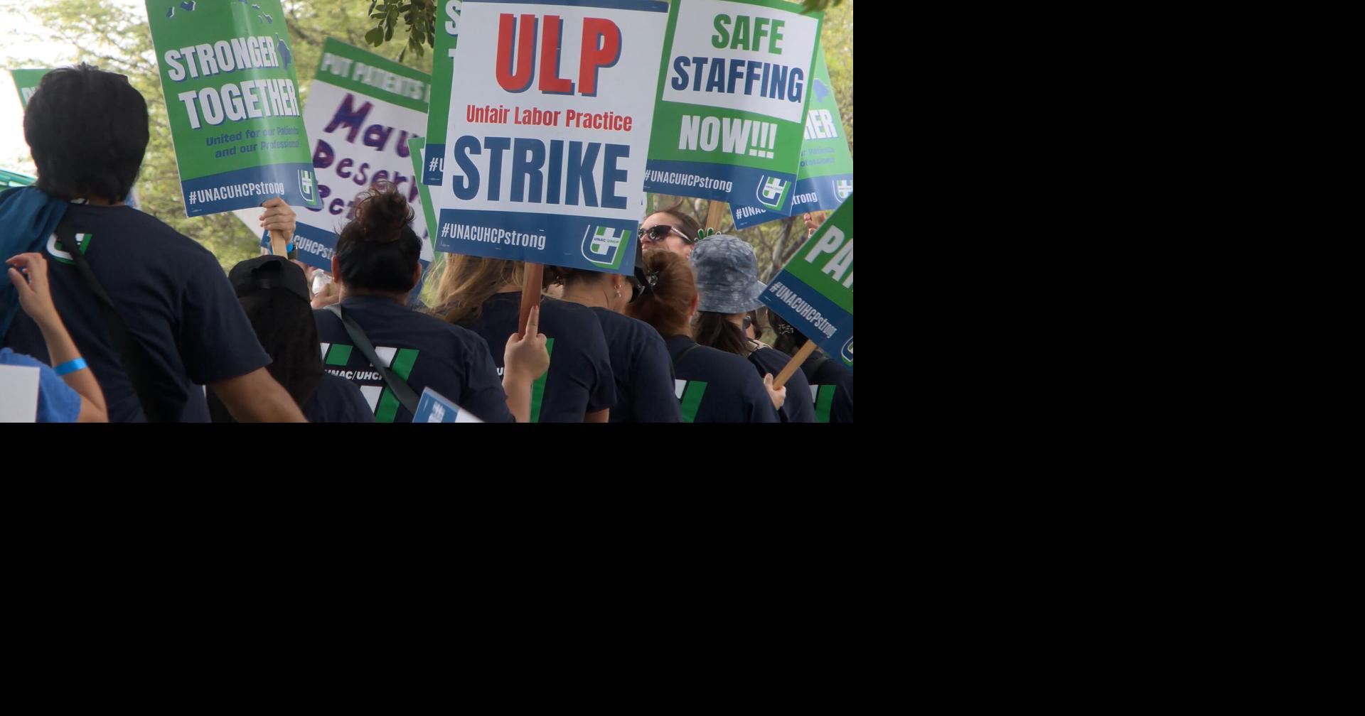 Hundreds of healthcare workers on Maui, Lana'i go on strike for better ...