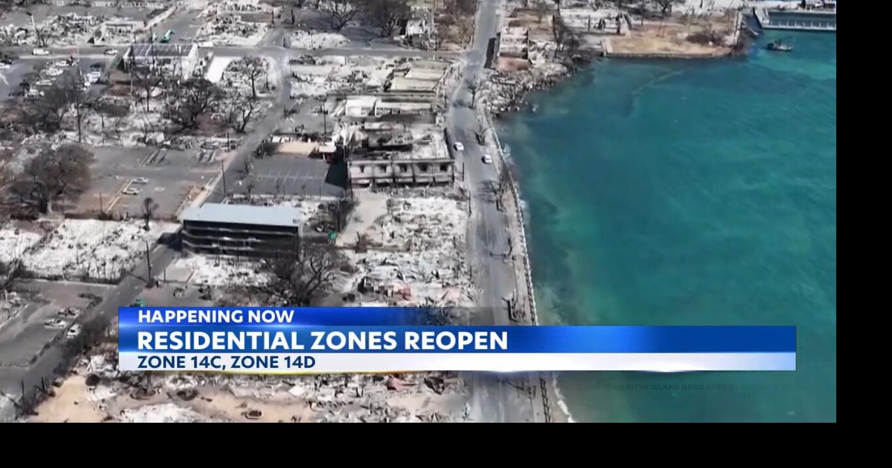 Lahaina Fire Timeline, Zones Reopen | Video | kitv.com