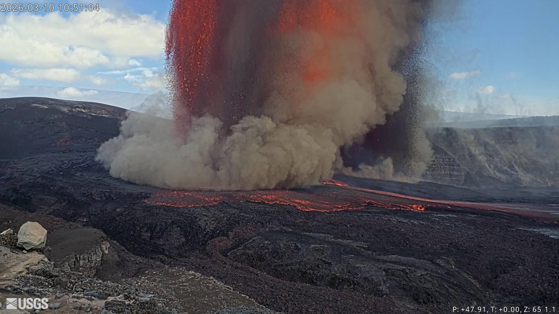 Kilauea's 43rd eruptions end after hours of blazing lava; Volcano ...