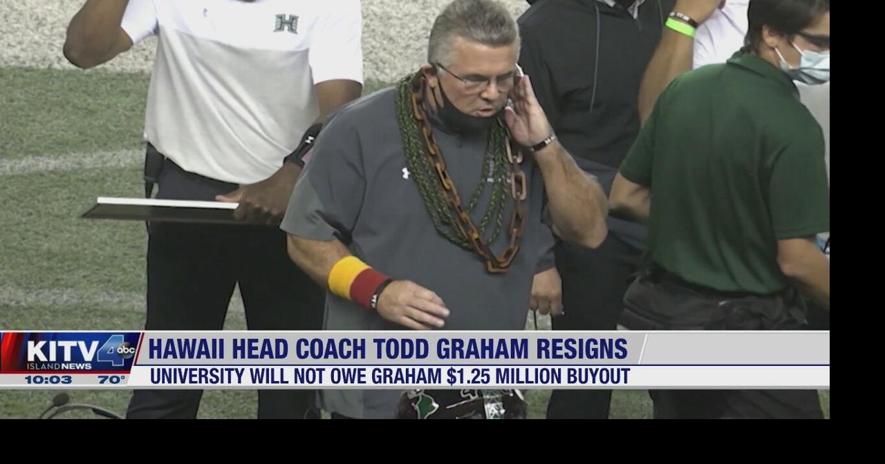 Hawaii head football coach Todd Graham resigns amid verbal abuse ...