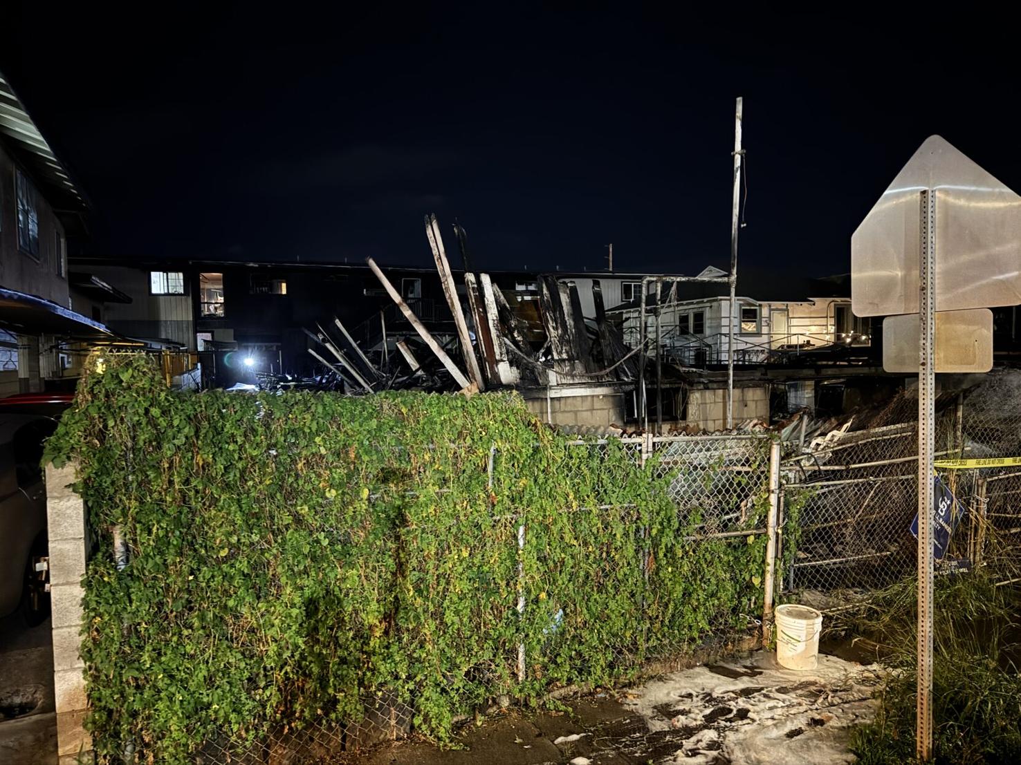 Red Cross assists family after Kalihi house fire, cause under ...