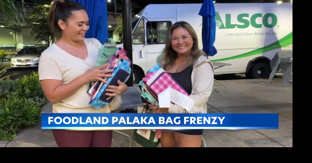 Foodland palaka bag frenzy draws crowds of customers to the grocery ...