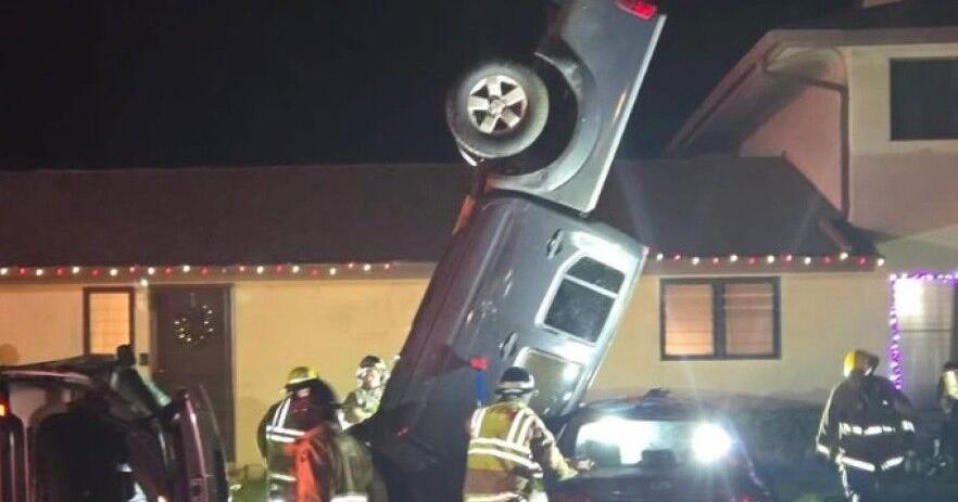 Man hospitalized in Kahaluu accident after truck flips over | News ...