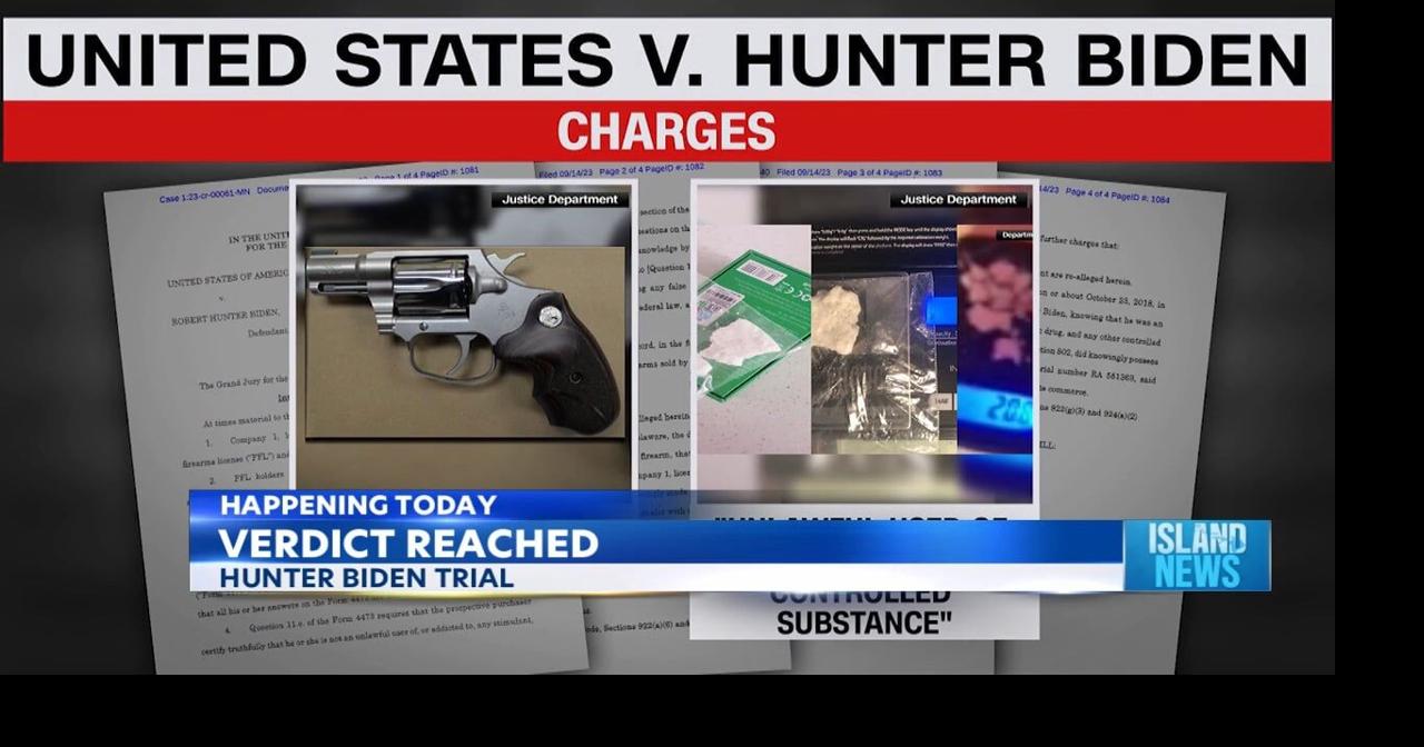 Hunter Biden convicted on felony charges in Federal Gun Trial | Video ...