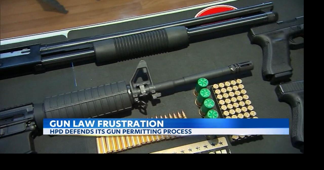 HPD shoots back against accusations of heel-dragging for gun permits ...