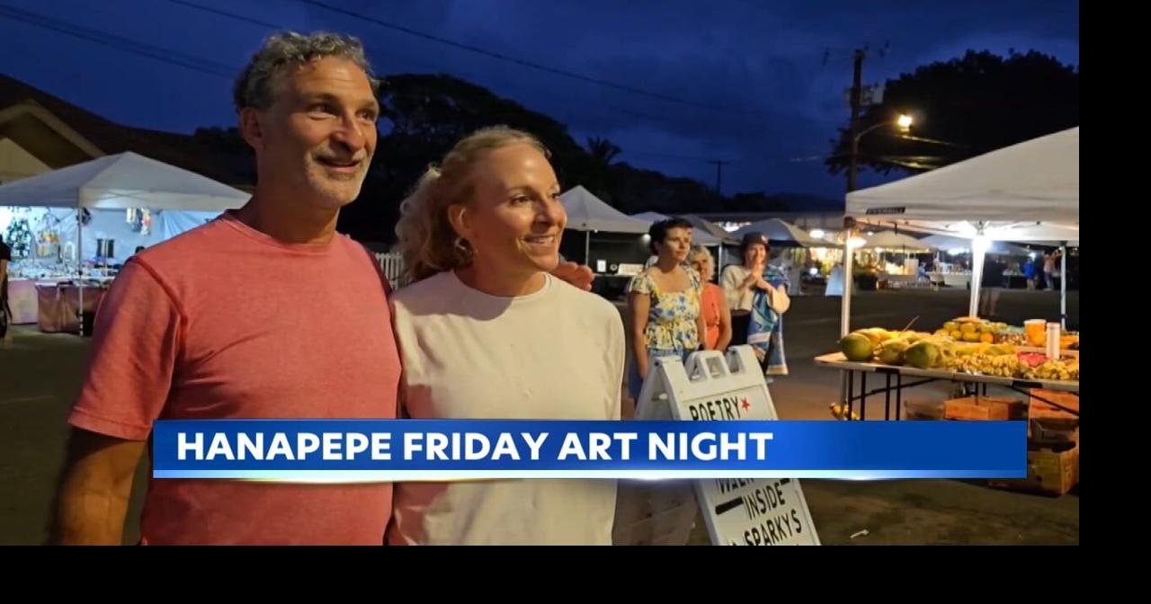 Dozens hang out at the Hanapepe Friday Art Night | News | kitv.com