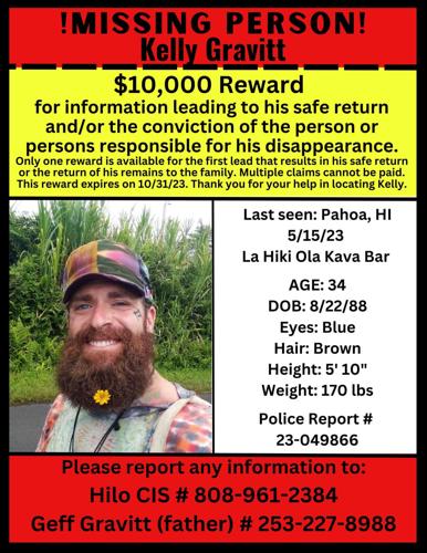 Father of missing man on Hawaii Island offering $10,000 reward to who ...