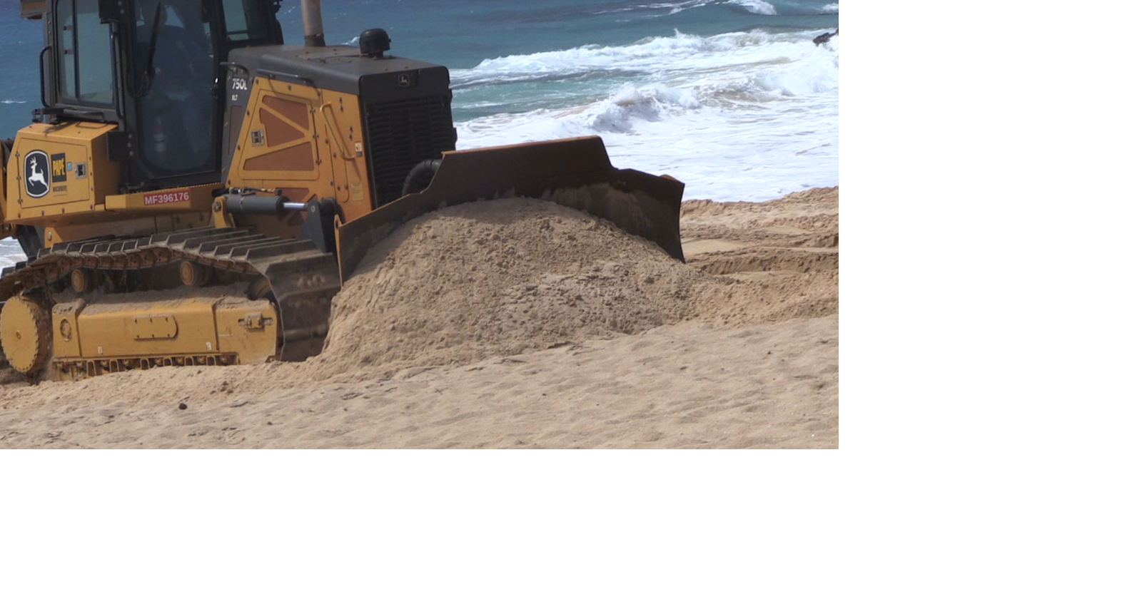 Sand-pushing efforts begin at Sandy Beach in Hawaii Kai to fight ...