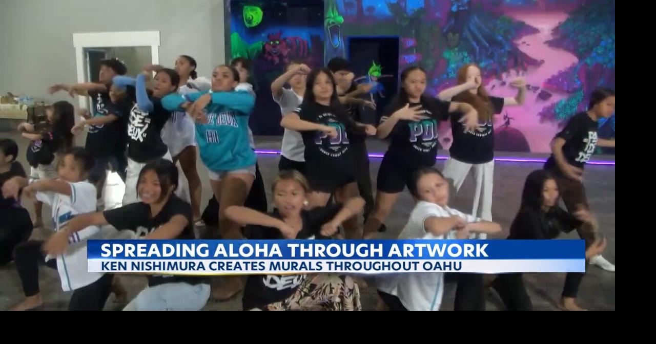 Local artist is spreading aloha by creating murals throughout Oahu ...