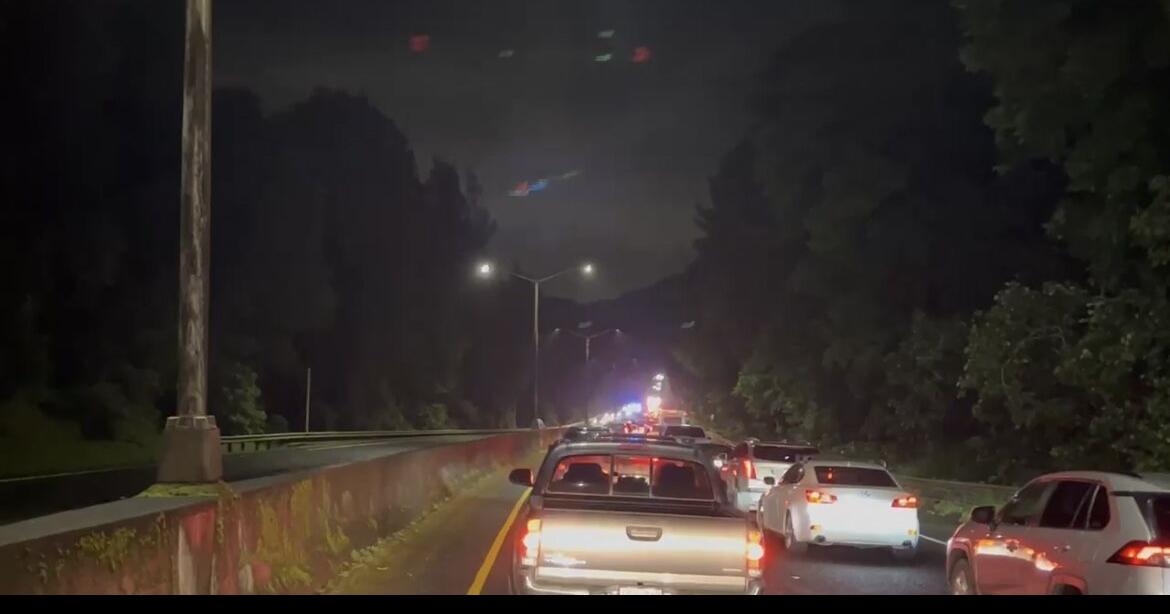 Traffic alert: Likelike Highway townbound lanes blocked | Local | kitv.com