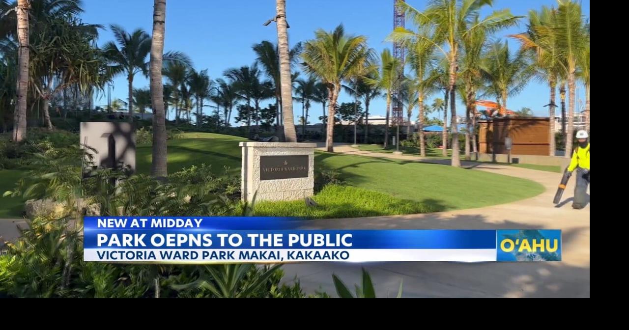 Ward Village opens 1.4-acre "Victoria Ward Park Makai" | News | kitv.com