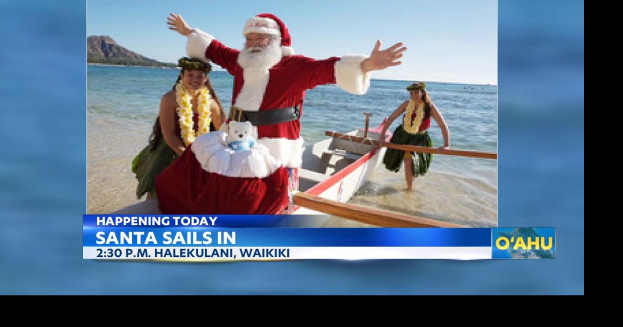 Santa and Mrs. Claus to arrive by catamaran at Halekulani for Christmas ...