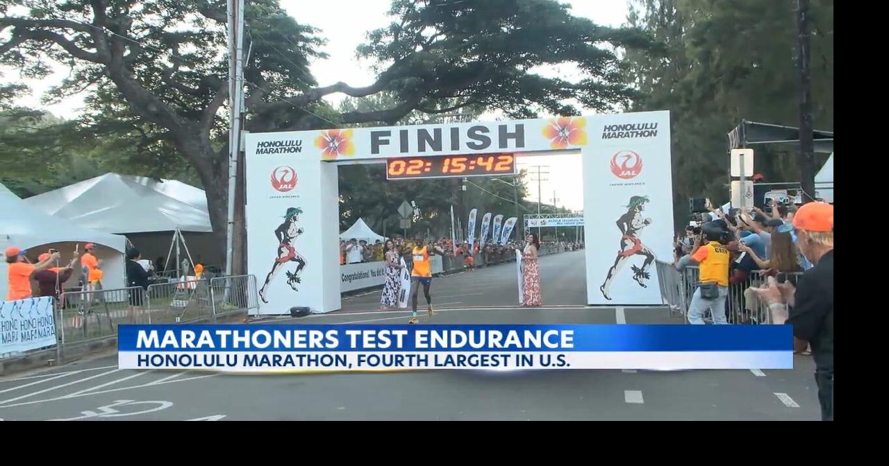 Tens of thousands of runners test endurance at Honolulu Marathon ...