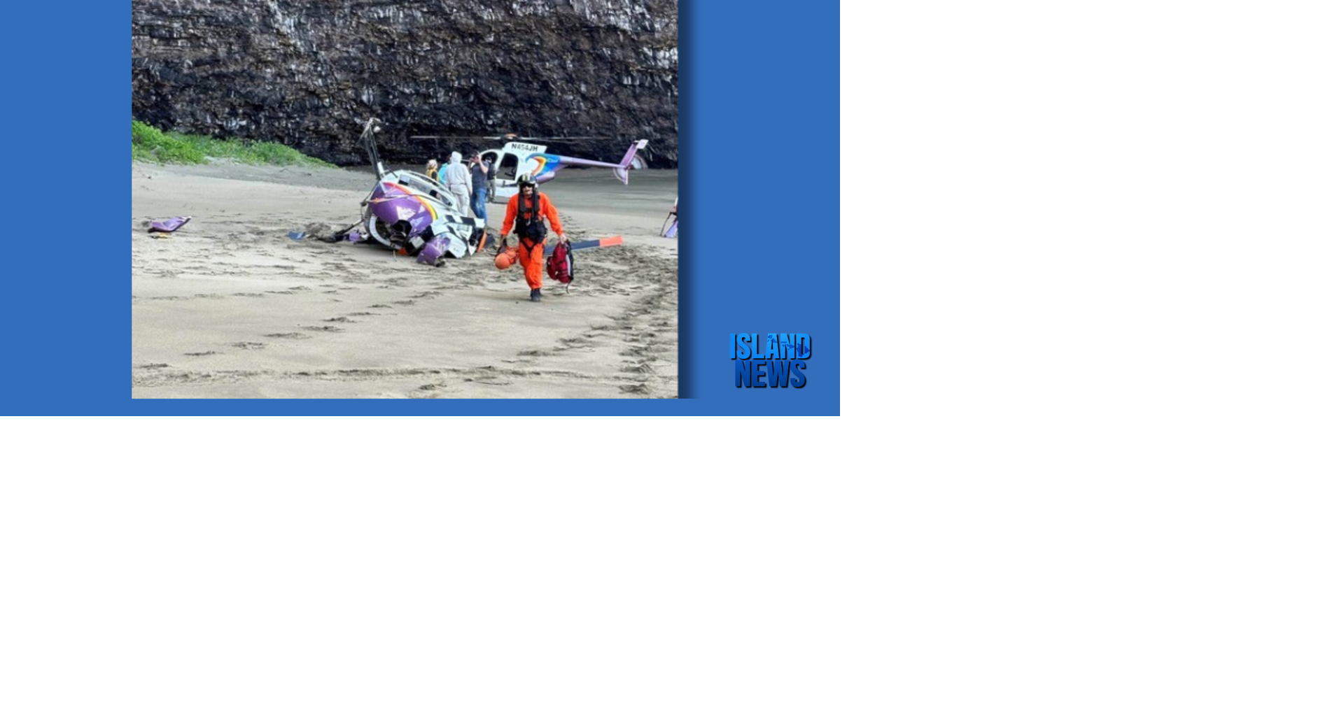 One person injured after tour helicopter crashes on Kauai | Local ...