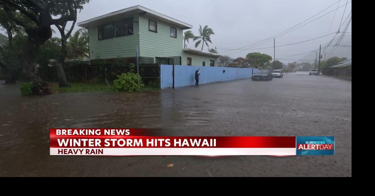 Heavy downpour brings massive flooding to Kuliouou on East Oahu | News ...