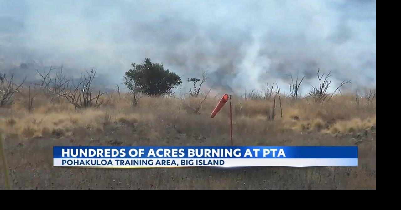 Pohakuloa Brush Fire Grows to 500 Acres Tuesday | News | kitv.com