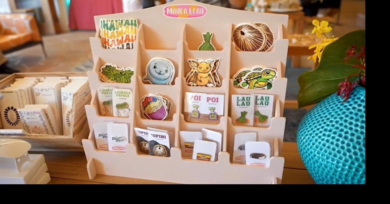 Stickers, keychains, and pins, oh my! Mahea Leah creates merch locals ...
