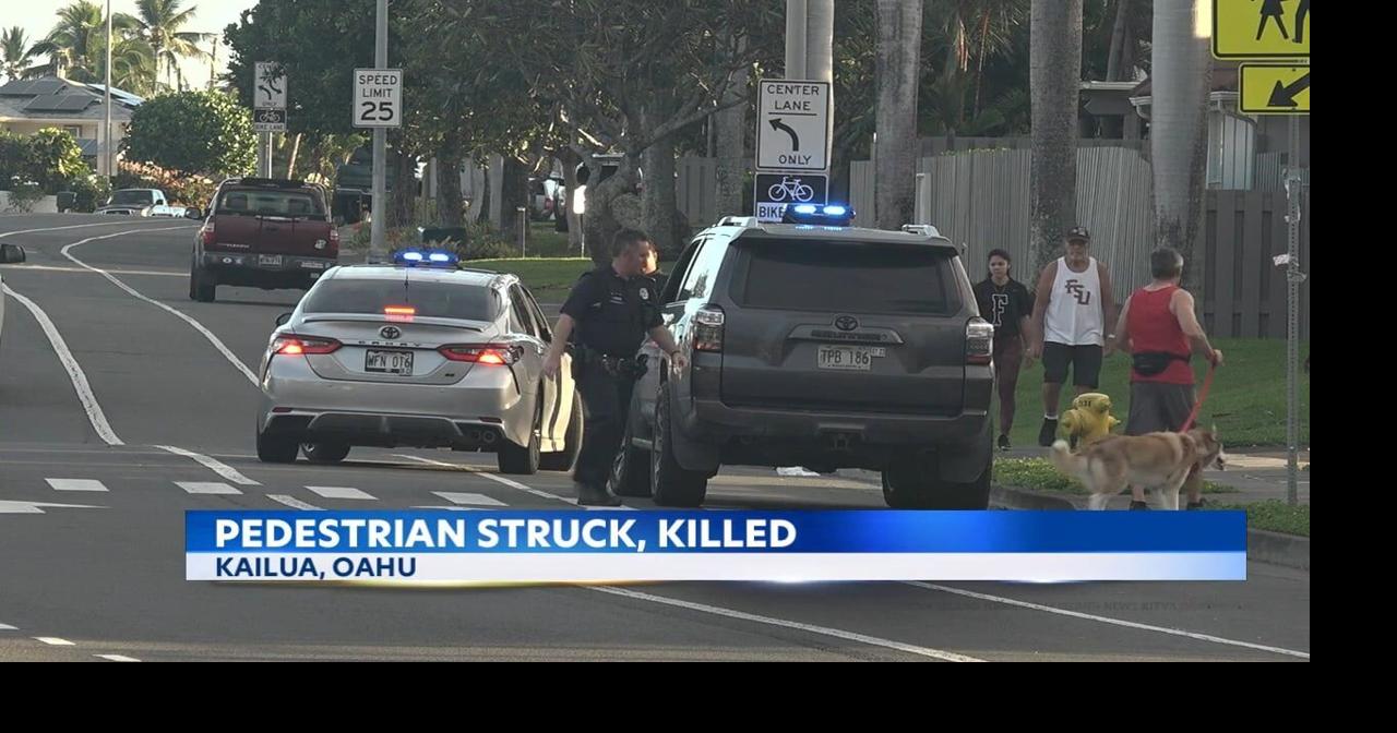 Pedestrian struck, killed crossing street in Kailua; 1st deadly crash ...