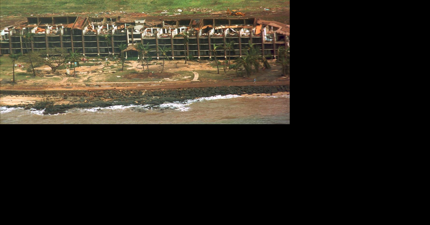 Damage from Hurricane Iniki remains on Kauai 30 years later | Local ...