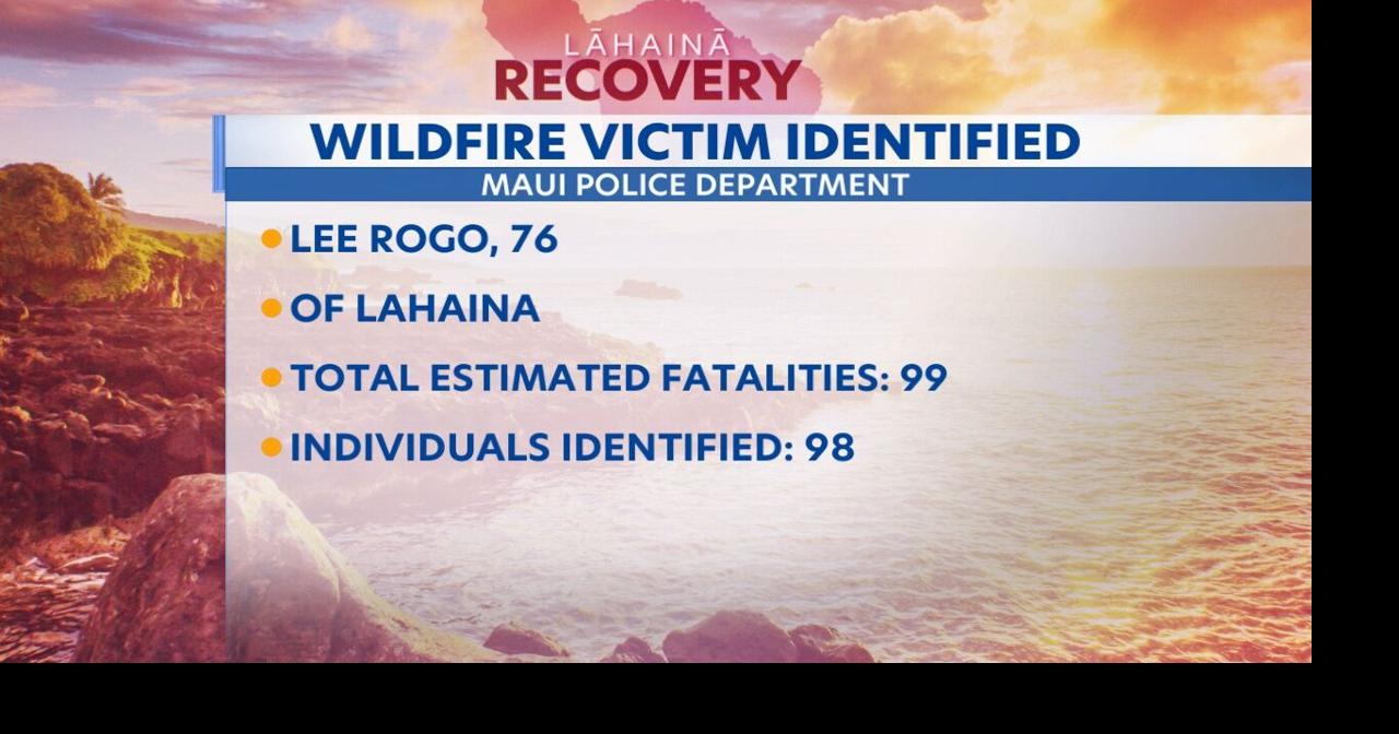 Authorities identify another person killed in Lahaina fire | Video ...