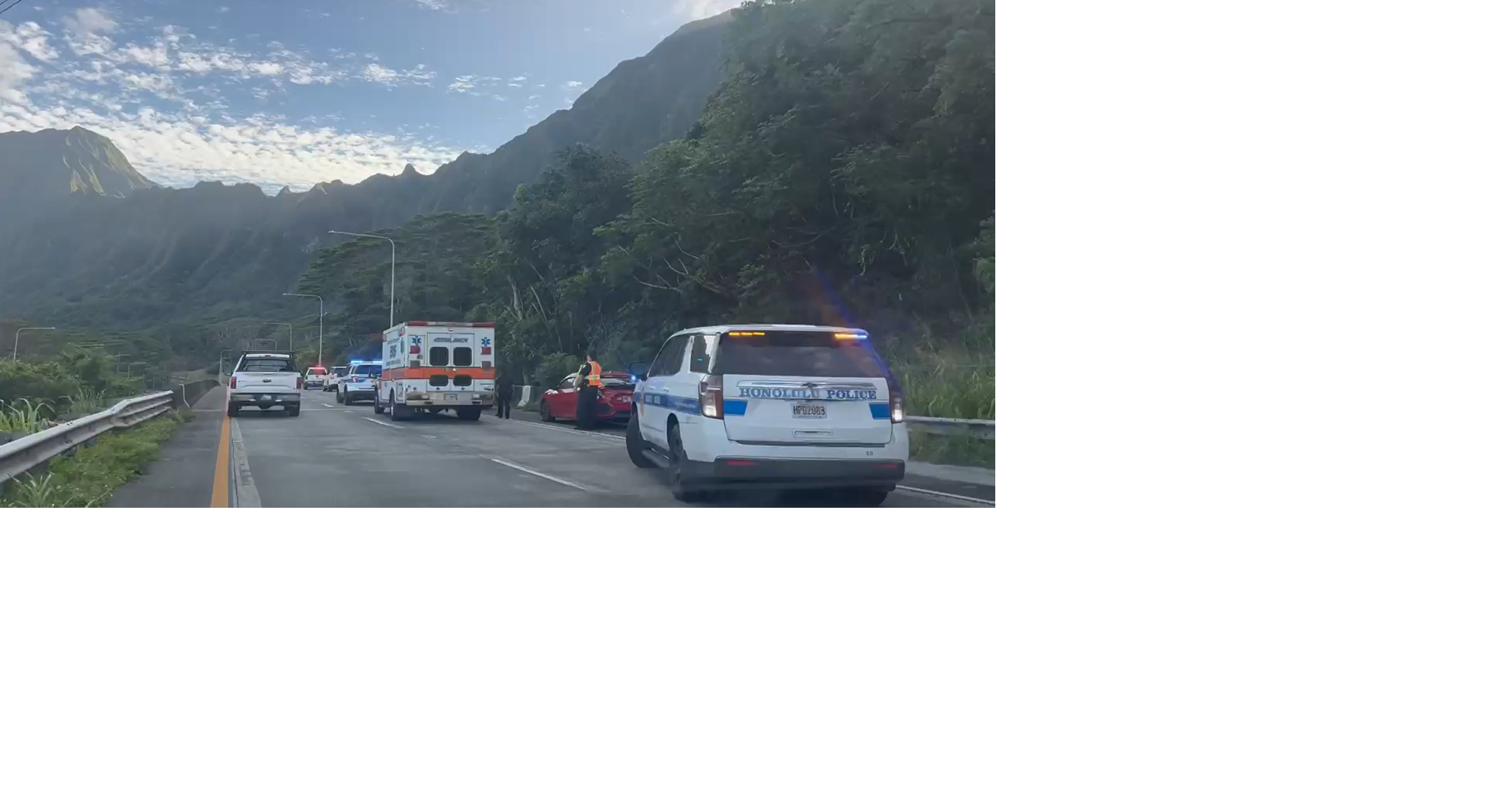 H-3 Freeway eastbound completely shuts down from fatal crash | News ...