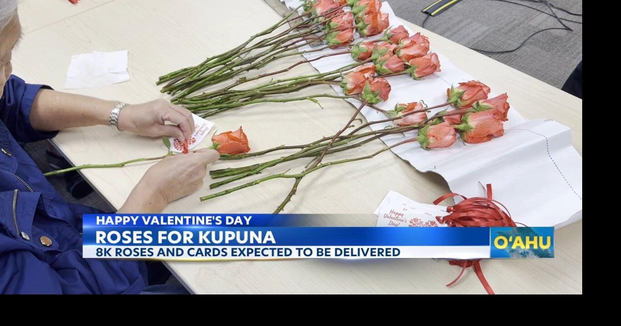 8,000 roses and cards to celebrate Hawaii’s seniors this Valentine’s ...