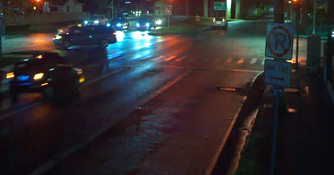 Red-light safety camera at Likelike Highway & School Street issuing ...