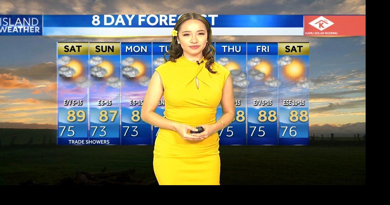 Saturday Morning Weather - Trade Winds Lighten, Bringing Leeward ...