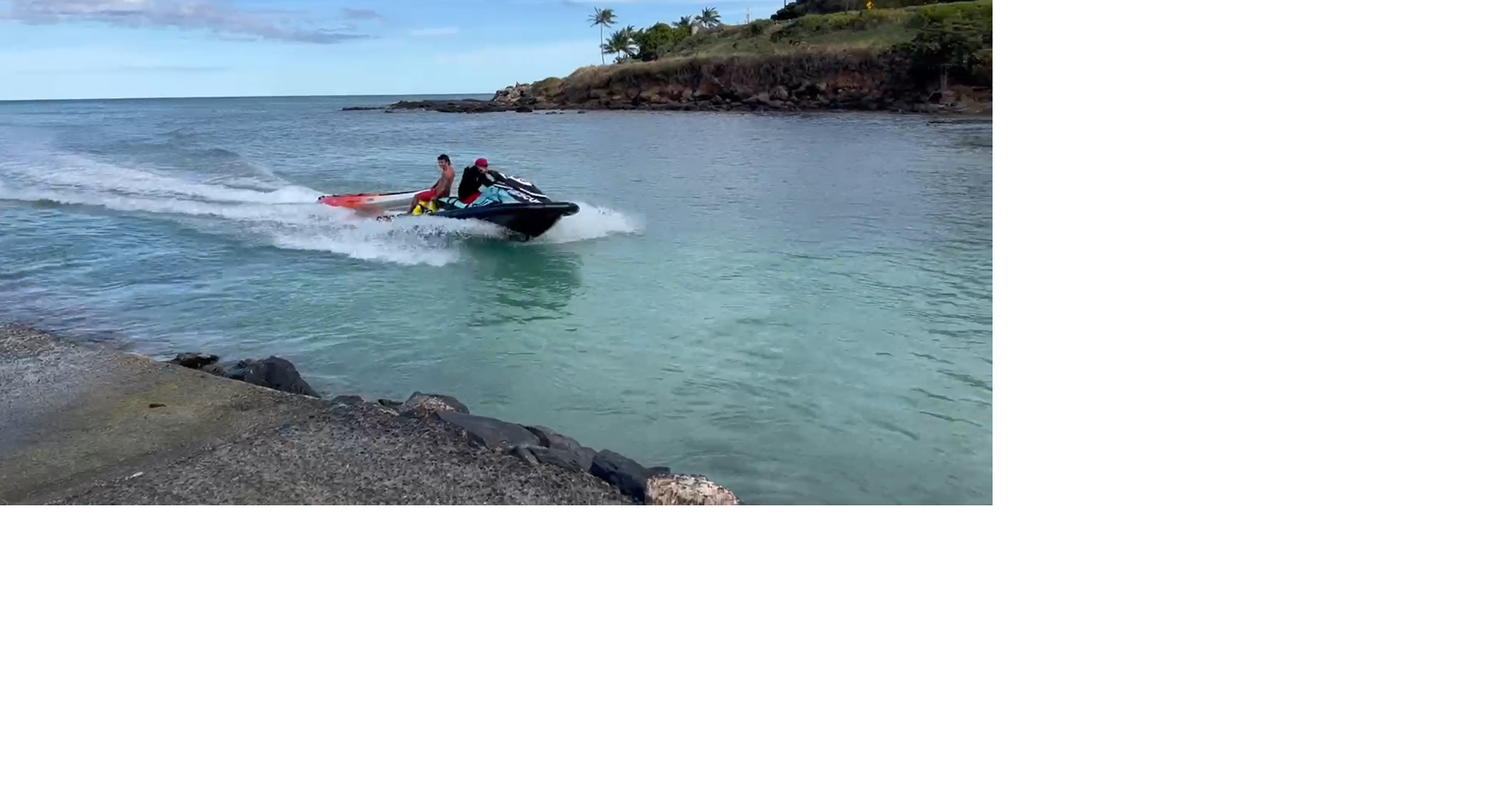 Two visitors rescued after kayak flips over in Kailua | News | kitv.com