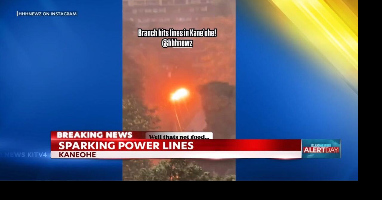 Strong winds knock down power lines, leaving many without electricity ...