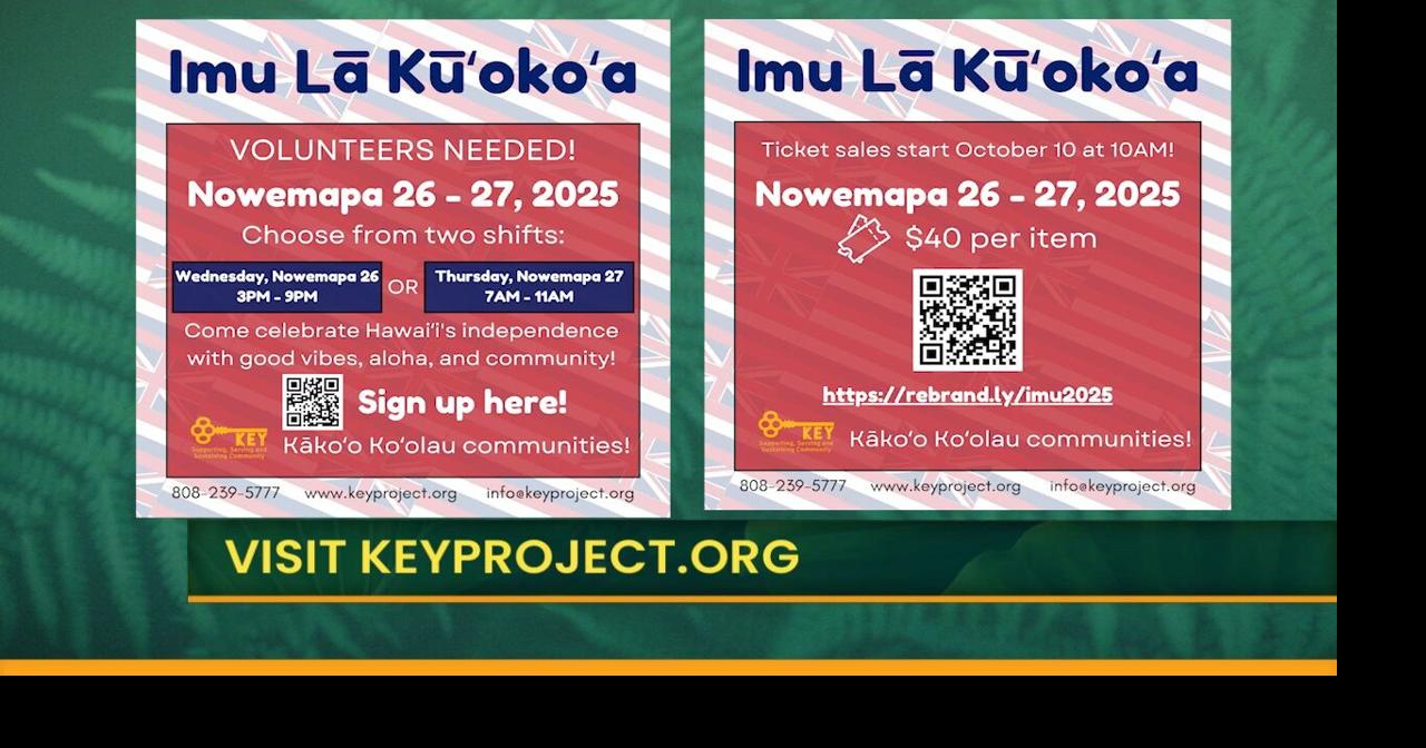 Supporting the Community: Key Project Speaks | Island Life Live | kitv.com