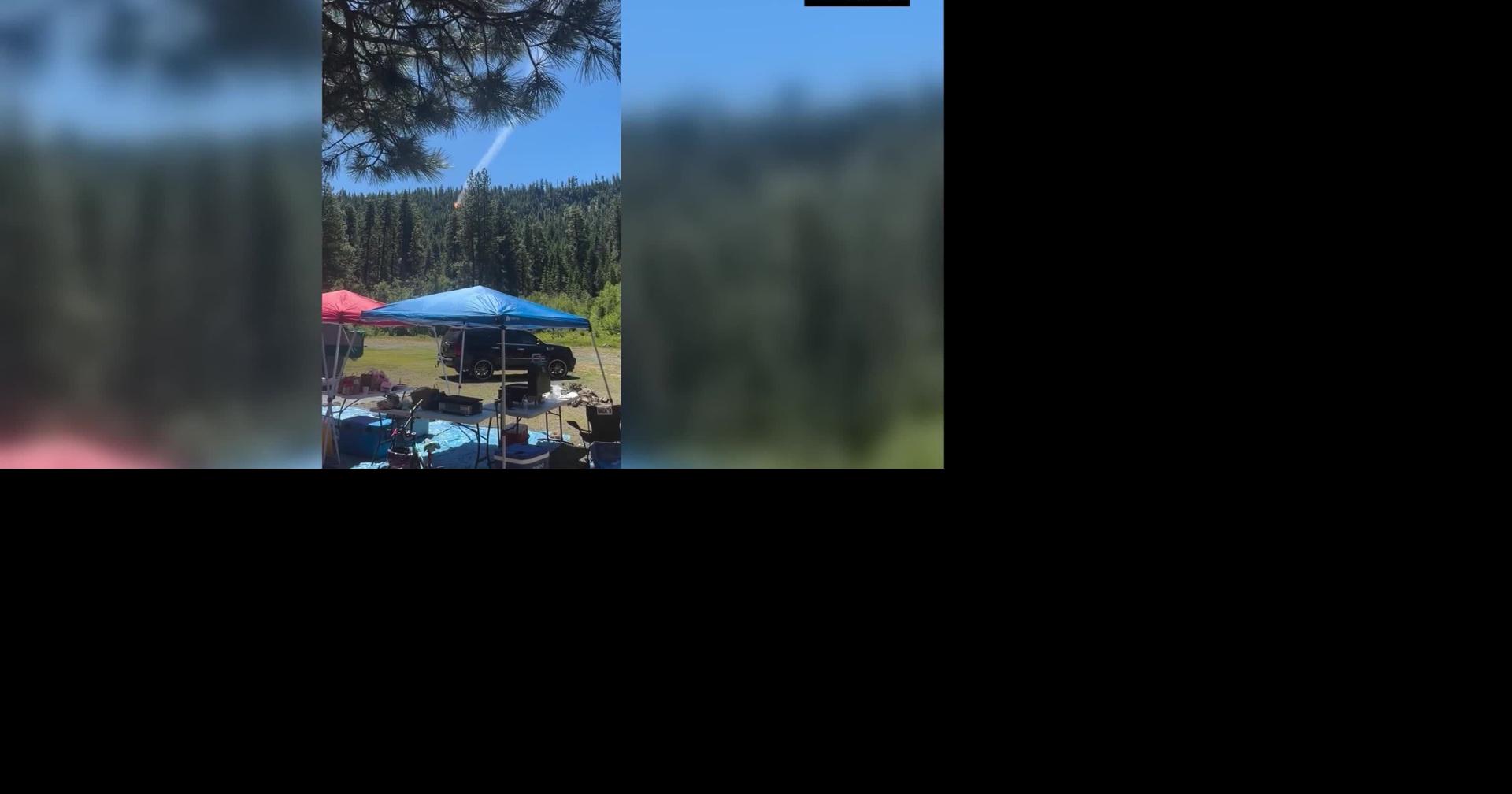 RAW VIDEO: Military Jet Crashes Into Washington Mountain, Sparking ...