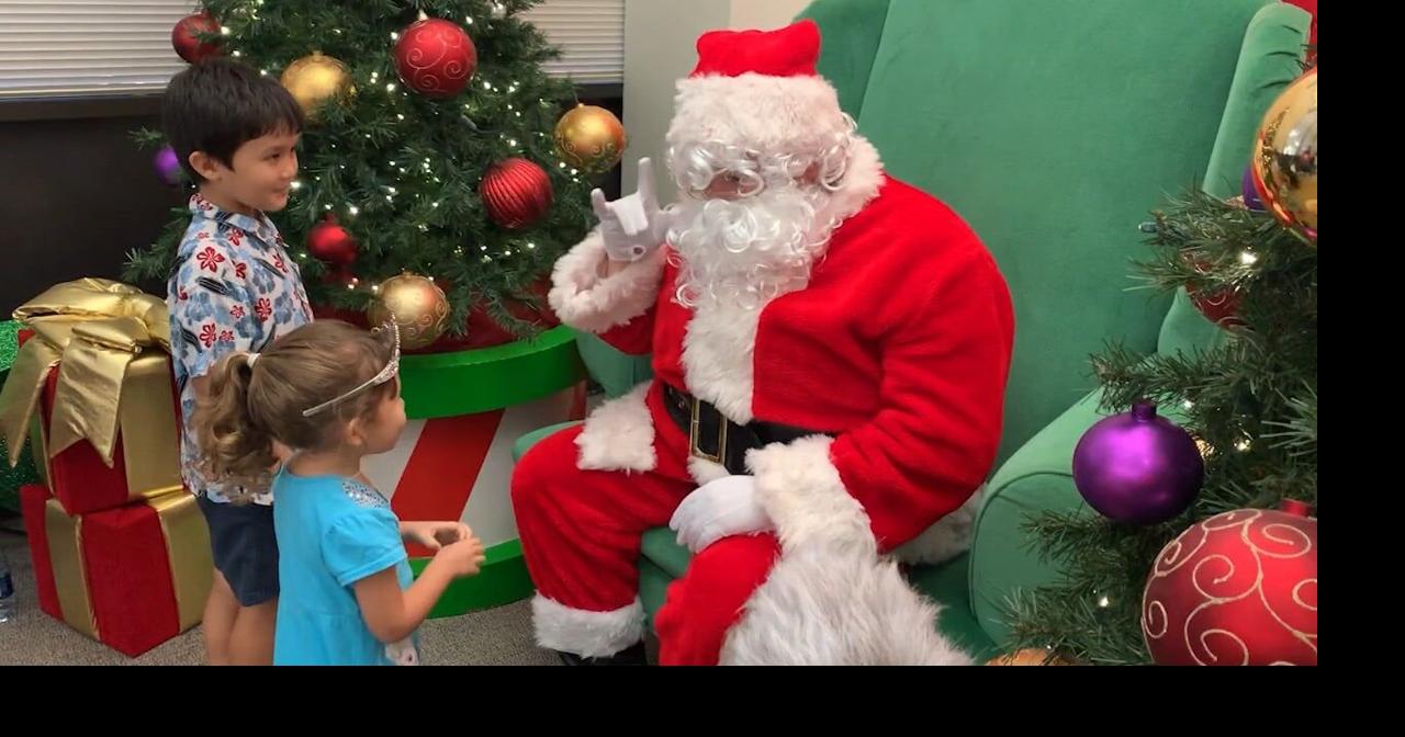 Deaf children share holiday wishlist with Signing Santa | Video | kitv.com