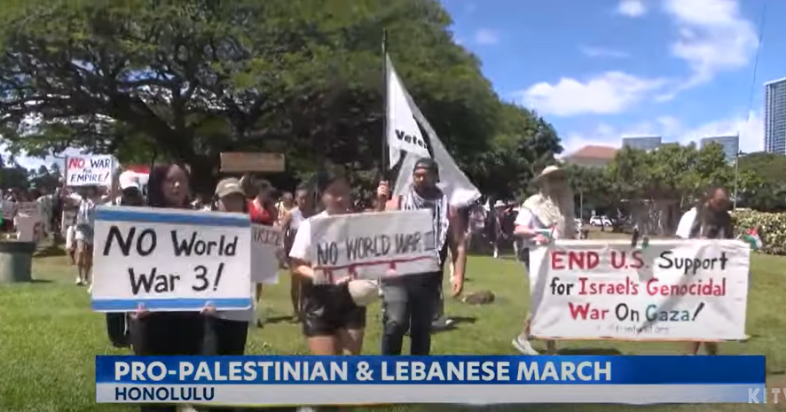 Solidarity March For Peace takes place in Waikiki | News | kitv.com