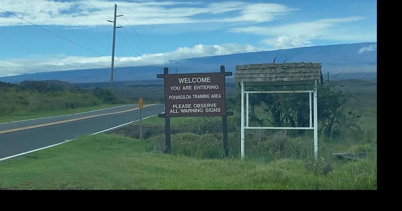 Pohakuloa Training Area munitions raise concerns as Mauna Loa lava ...