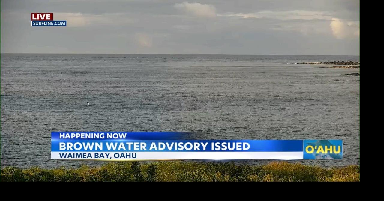 Brown Water Advisory from DOH for Waimea Bay following hurricane | News ...