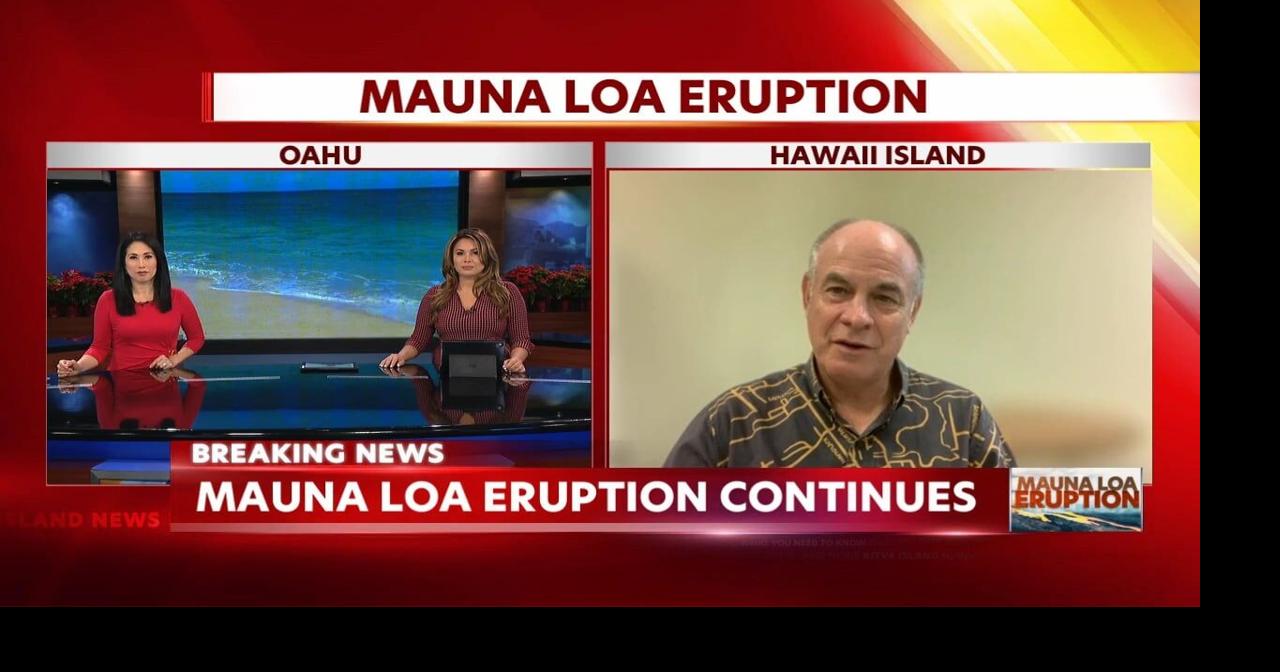 Hawaii County Mayor Mitch Roth gives update on Mauna Loa eruption ...