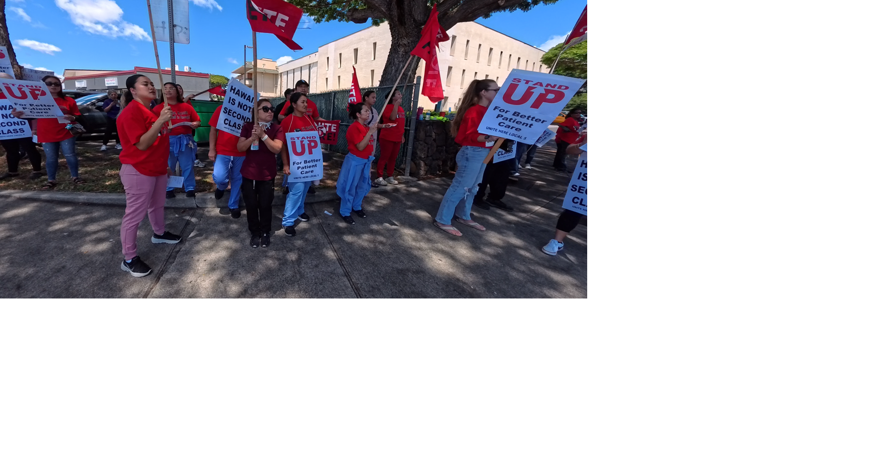 Kaiser Permanente workers rally on Oahu days away from a strike authorization decision | News ...
