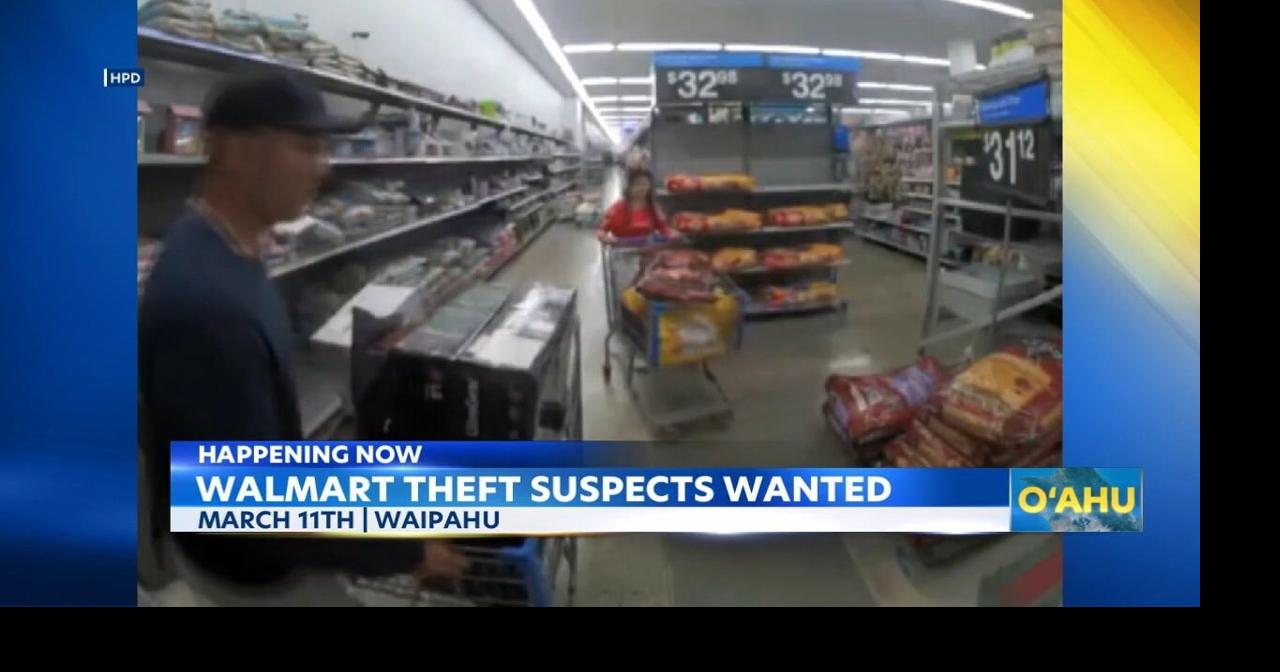 Honolulu Police seek two suspects in Walmart theft, fleeing through ...