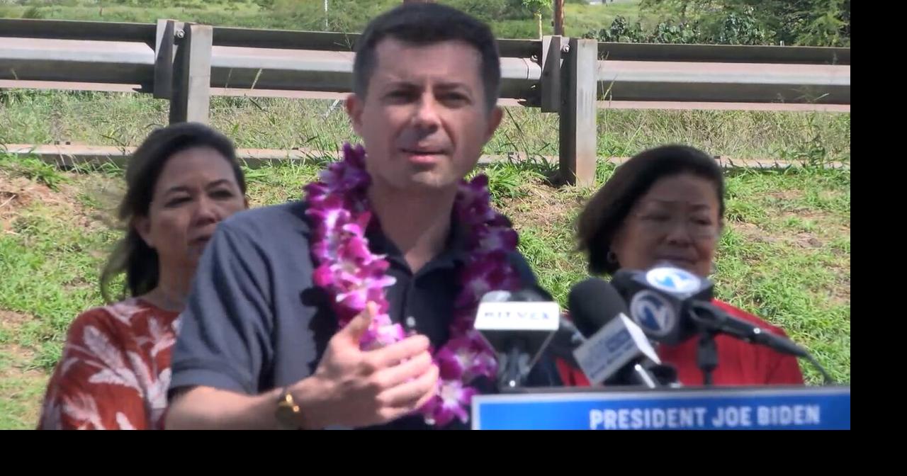 Transporation Secretary Buttigieg tours Lahaina, shares updates on ...