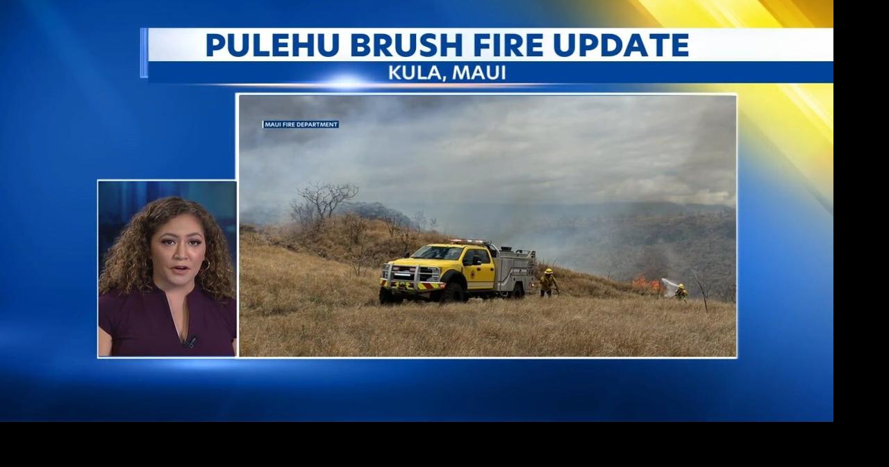 MFD still on scene of Maui brush fire near Pulehu and Omaopio Road ...