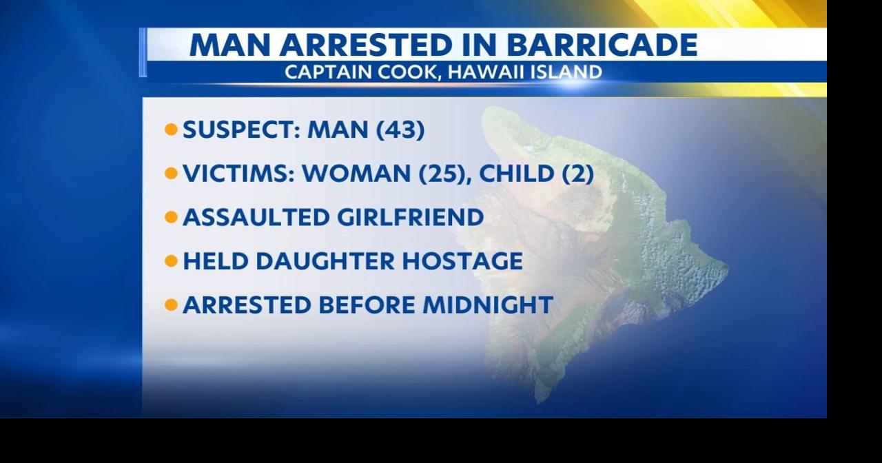 Man arrested after hours-long barricade in South Kona | News | kitv.com