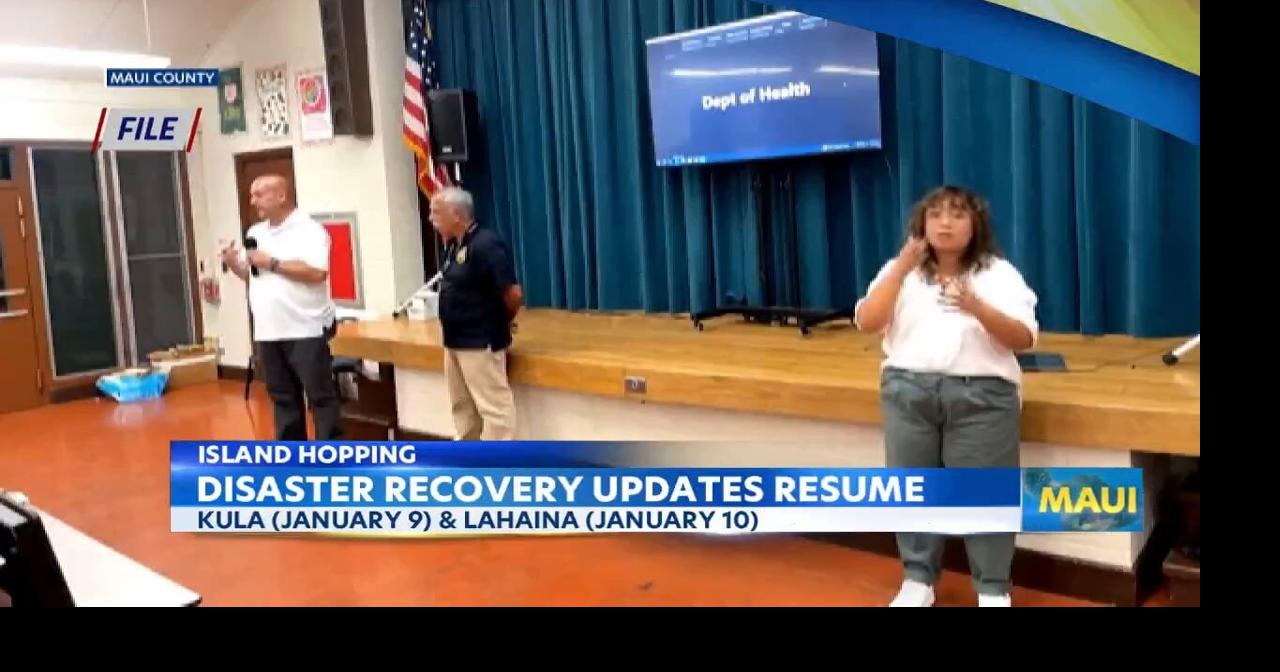 Fire disaster recovery updates resume | Video | kitv.com