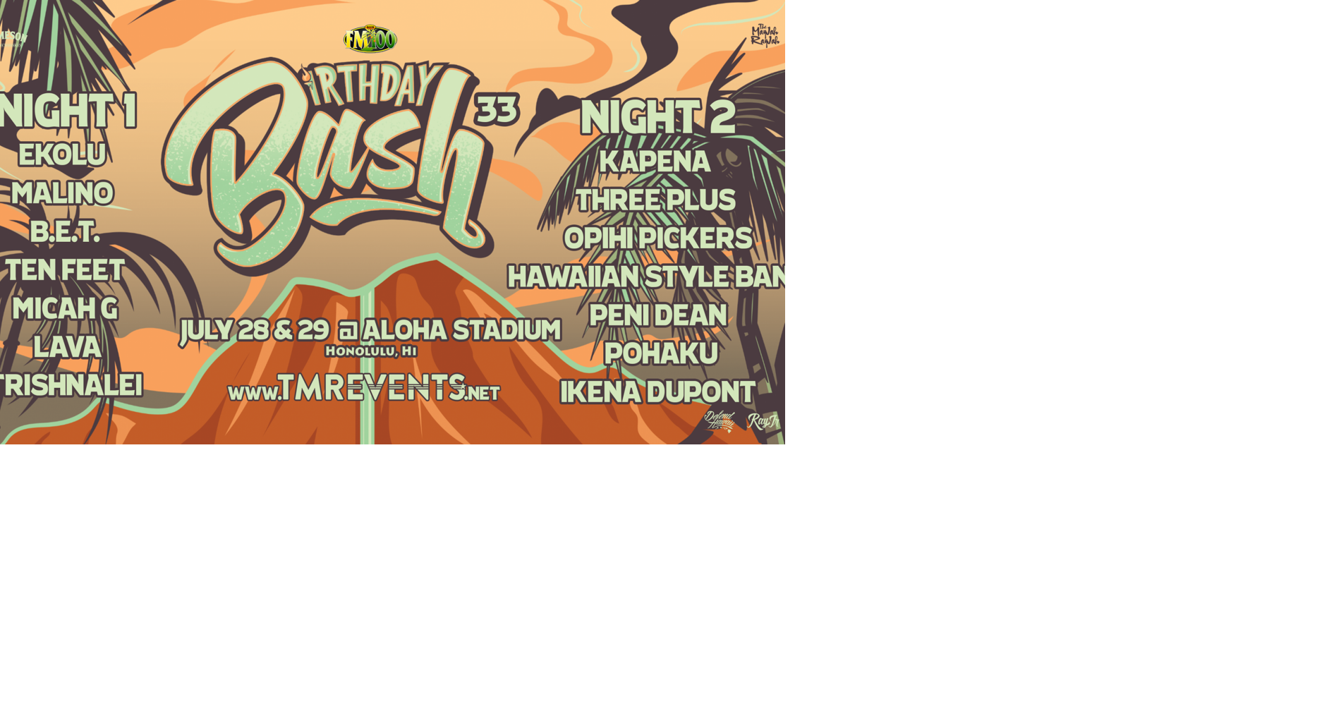 Birthday Bash Aloha Stadium event 2023 | | kitv.com